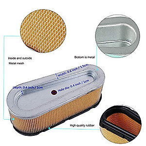 Podoy 496894 Air Filter for Compatible with Briggs Stratton 496894S 493909 Pre Filter 272403 272403S Craftsman Lawn Mower Air Filter Replacement