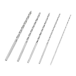 Cobalt Drill Bit Set, 5pcs HSS Metal Jobber Length Twist Drill Bit Long Drill Bits for Wood, Metal, Steel, Plastic, 2mm, 3mm, 3.5mm, 4mm, 5mm