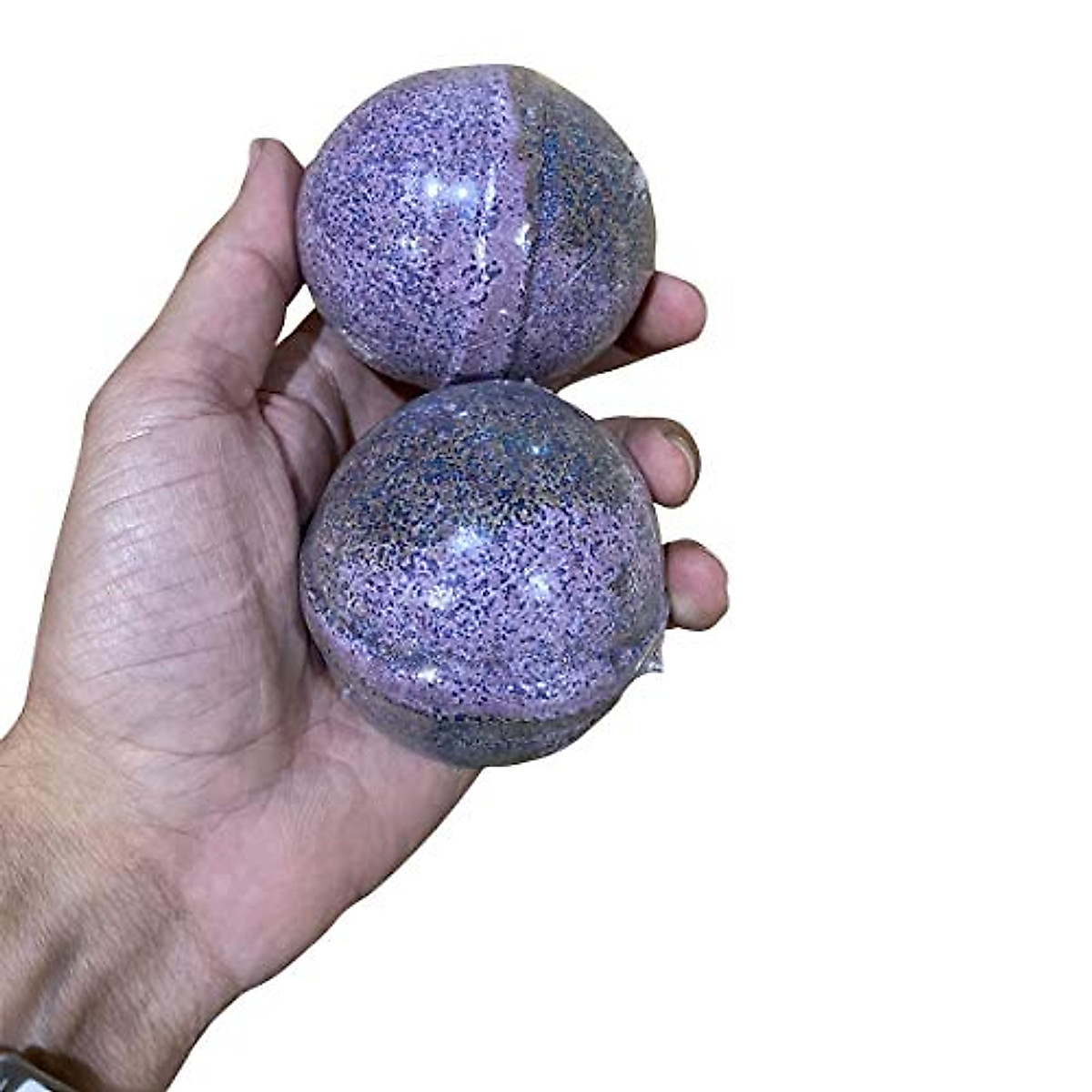 Tired of Politics Bath Balls - Funny Bath Bombs, XL Black Amethyst Fizzers, Handcrafted, Made in The USA, 2 Count