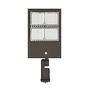 LEDMyplace 300W LED Pole Light 5700K Universal Mount Bronze AC120-277V LED Parking Lot Lights - Commercial Area Street Security Lights