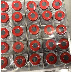 10ml Sterility Tested Injection Clear Glass Vials with Red Aluminum Seals