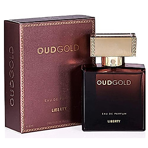 Liberty Luxury OudGold Perfume for Men and Women (50ml/1.7Oz), Eau De Parfum (EDP), Crafted in France, Long Lasting Smell, Woody notes.