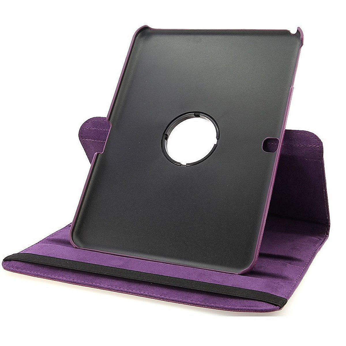 10.1 Case,Flying Horse 360 Degrees Rotating Stand PU Leather Case for T530 Auto Sleep/Wake Tablet (Purple)