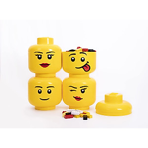 Room Copenhagen LEGO Storage Head, Large, Yellow