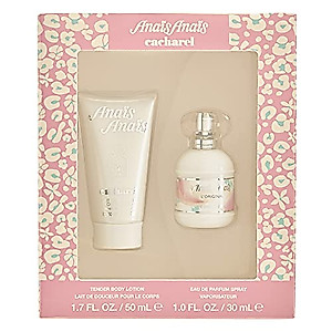 Cacharel Anais Anais Gift Set for Women, Eau de Parfum Spray Perfume 1.0 Fl. Oz., Body Lotion 1.7 Fl. Oz.