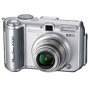 Canon PowerShot A630 8MP Digital Camera with 4x Optical Zoom