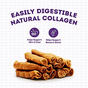 Treatly USA Collagen Chip Rolls Assorted Dog Chew Treats - Chicken Marinade Flavor, 10oz/1 Pack