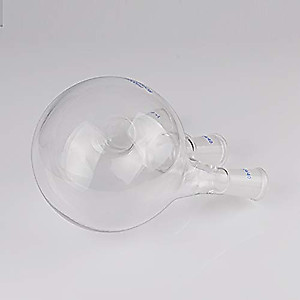 Labasics Glass 1000ml 3 Neck Round Bottom Flask RBF, with 24/40 Center and Side Standard Taper Outer Joint, 1000ml