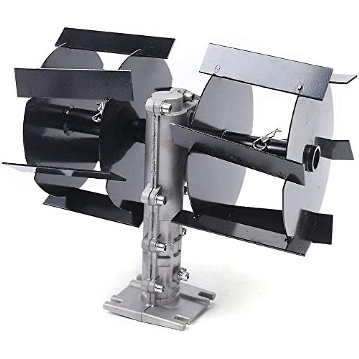 DYRABREST 9 Teeth Auger Tiller, 26mm Petrol Digging Head Mower Digging Head Cultivator Weeding Wheel Petrol Garden Digging Head Weeding Wheel