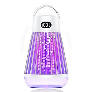 Zappify Zapper Pro 2 Pack Portable Bug Zapper, Indoor & Outdoor, Cordless Rechargeable Mosquito Zapper, Hanging Hook, 1500V High Voltage, Trap for Fly, Insect, Mosquito & Bugs