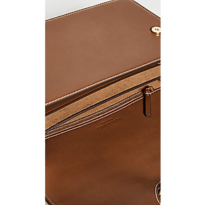 Tory Burch Women's Miller Basketweave Shoulder Bag, Moose, Grey, One Size