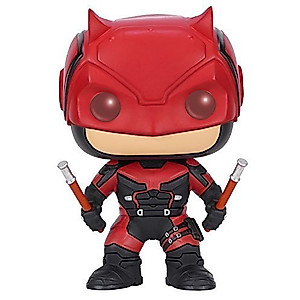 Funko Pop Marvel: Daredevil TV-Daredevil Red Suit Action Figure