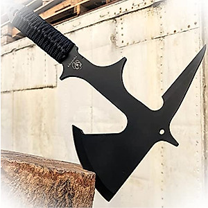 New 15" SURVIVAL CAMPING TOMAHAWK AXE BATTLE HATCHET HUNTING KNIFE TACTICAL Camping Outdoor Pro Tactical Elite Knife BLDA-1034