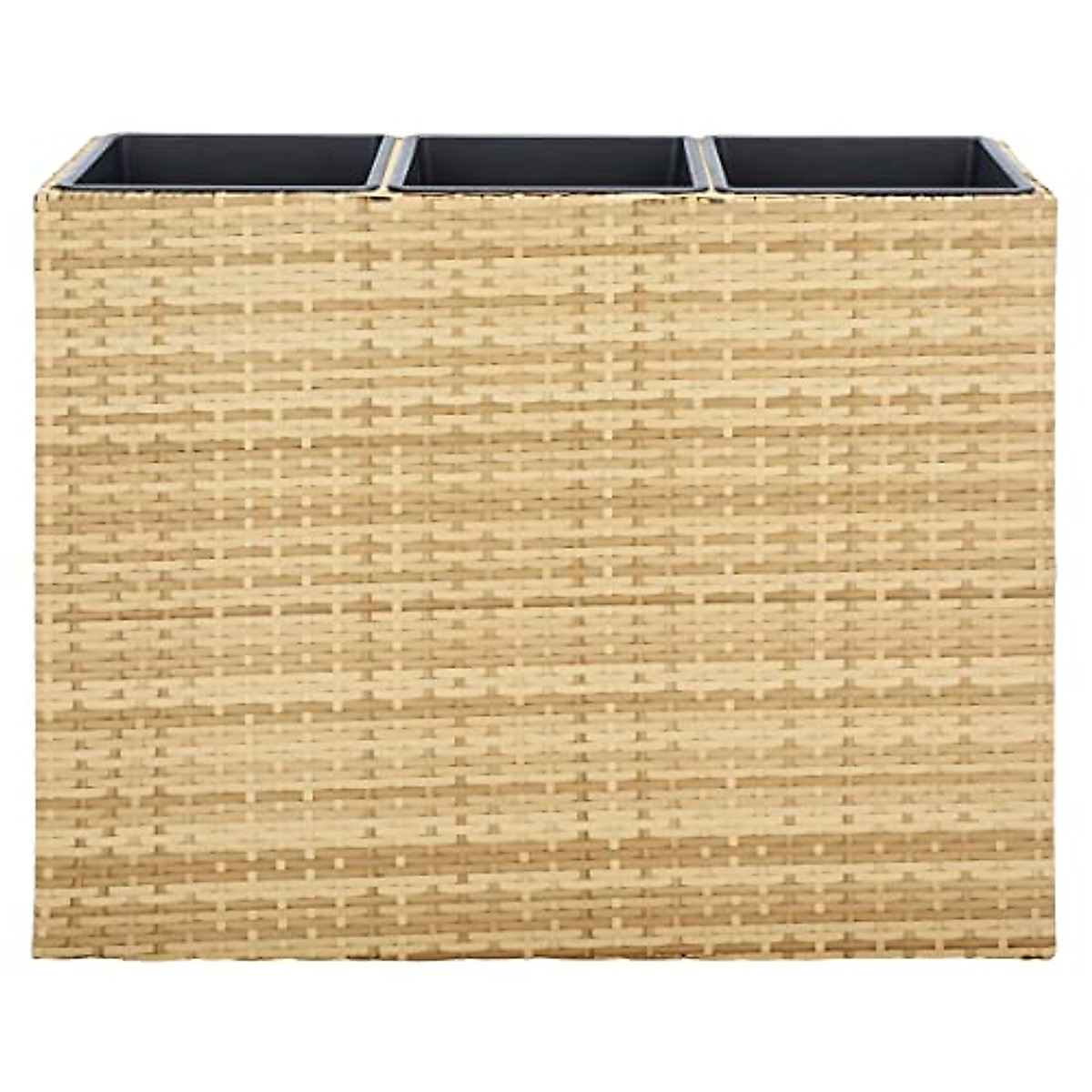 SAFAVIEH Outdoor Collection Rita Natural Woven Rectangular Flower Rack