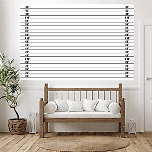Mugshot Police Lineup Height Charts Banner Accurate Measurements Theme Decor for Girls Bridal Shower Birthday Party Wedding Bachelorette Party Supplies Night Out Party Decorations Backdrop Background