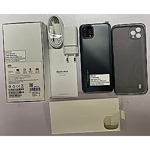 Blackview Unlocked Phones, A55 Pro, 4G Dual Sim Unlocked Cell Phones Android 11, 7GB+64GB/ 256GB Expandable, 6.528" HD Unlocked Smartphone, 4780mAh Battery, Face ID/Fingerprint Unlock T-Mobile Phone