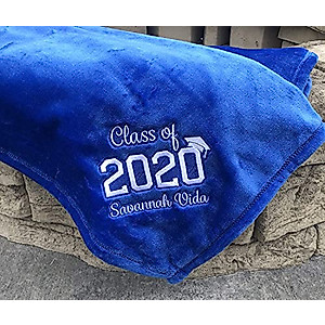 The Crafty Engineer Custom Senior 2023 Gift Sherpa Throw Blanket