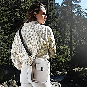 Travelon Origin-Sustainable Anti-Theft-Slim Bag, Driftwood