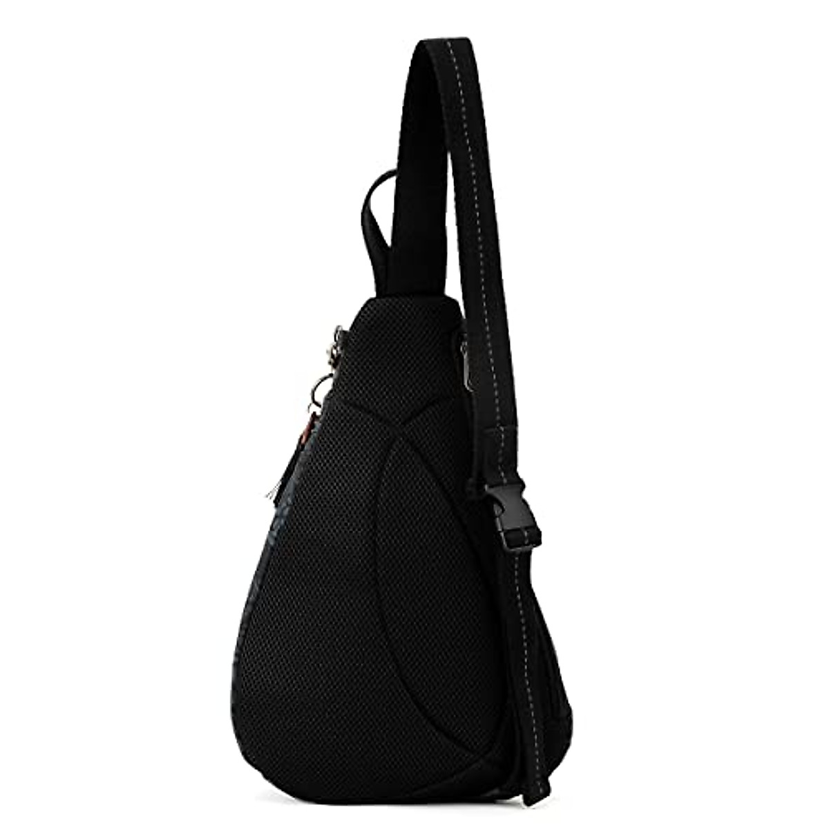 Sakroots Women's Go Sling Backpack in Nylon Eco Twill, Black Tonal Spirit Desert, One Size