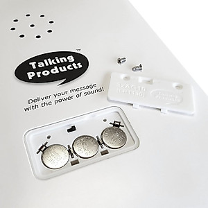 Talking Products, Voice Recordable Talking Audio Greeting Card, Record and Send Your own Personalized Custom Voice Message. 40 Seconds Recording with Replaceable Batteries.