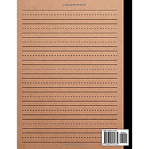 Draw and Write Paper for Kids: Blank Dotted Lined Notebooks : Make a story writing , Handwriting practice for homeschooling , school supplies , Preschoolers , kids , students : craft paper cover