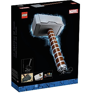 LEGO Marvel Thor's Hammer Mjolnir 76209 Deluxe Building Toy + Mystery Marvel Mini Figure