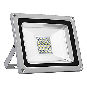LED Flood Light,30W 3000lm 6000-6500K Cold White,IP65 Waterproof,Aluminium Strahler 110V Outdoor Super Bright Security Lights,Stadium Lights for Garden,Garage,Warehouse,Square (Cold White, 30W)