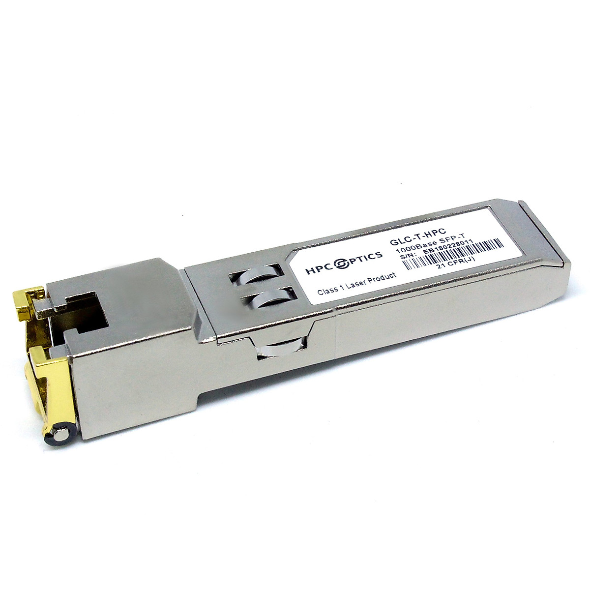 HPC Optics Compatible with Cisco GLC-T 1000BASE-T SFP Transceiver | 1G TX Copper RJ-45 100m GLC-T-HPC