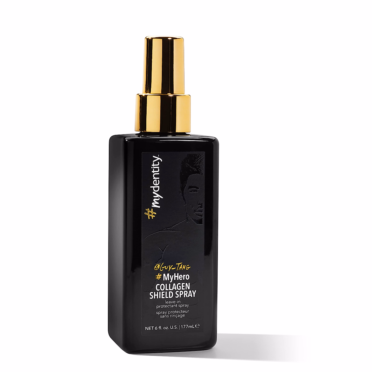 #mydentity MyHero Collagen Shield Spray, 6oz | Leave-In Condtioner | Heat Protection Up To 450 degrees