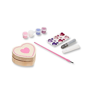 Melissa & Doug Created by Me! Heart Box Wooden Craft Kit