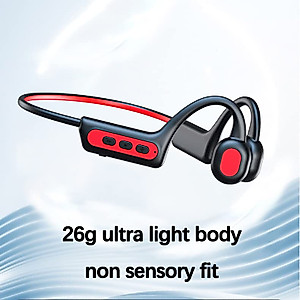 Kimystam Bone Conduction Headphones Wireless B5.3 Open Ear Headphones,Supporting 32G TF Card, Waterproof Earphones, Headset with Mic and MP3 Player, for Running, Cycling, Driving, Sports, and Fitness