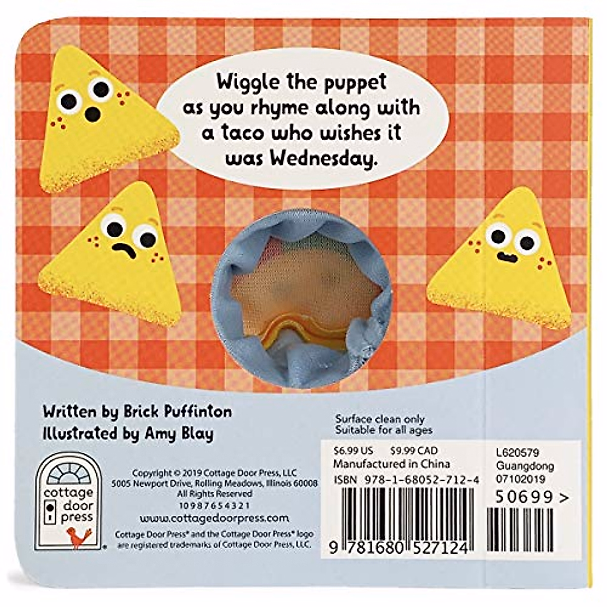 Taco Tuesday Finger Puppet Board Book for Little Taco Lovers, Ages 1-4 (Finger Puppet Book)