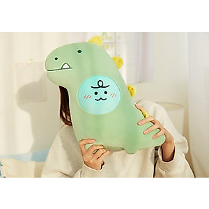 KAKAO Official Merchandise- Jordy Cute Dinosaur Size: 11.8 x 5 x 13 Inch KAKAO FRlENDS