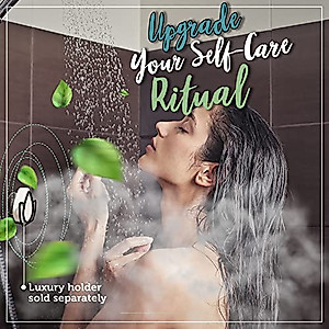 Bundle - 3 Sets of 6 Scented Shower Steamers with Holder - Aromatherapy Bombs - Mother's Day Gift Set -Selfcare for Women, Mom, Girlfriend, Best Friend Who Has Everything