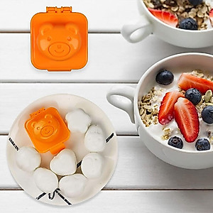 Boil Egg Mold,Egg Rice Mold Hard Boiled Egg Mold,3D Cartoon Egg Fish Car Heart Rabbit Shaper Bento Maker,Sushi Rice Mold Boiled Egg Maker,DIY Rice Ball Bento Mould Accessories for Sushi Making