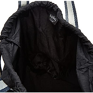 Kipling Unisex's DRAWPACK Totes, Black Extra, One Size