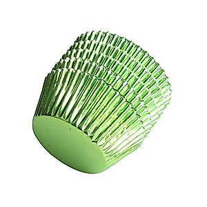 100pcs Cupcake Paper Baking Cups Wrapper Liners Cake, Foil Cupcake Liners for Baking Cupcakes(Green) …