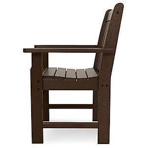 POLYWOOD GNB24MA Vineyard Garden Arm Chair, Mahogany