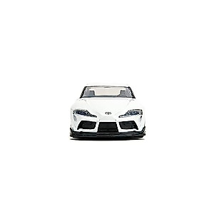 Pink Slips 1:32 2020 GR Toyota Supra Die-Cast Car, Toys for Kids and Adults(White)