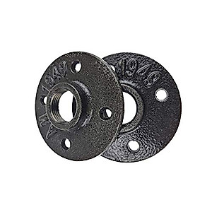 Kinmade Wall-Mounted Industrial 3-Arm Towel Bar Rack Heavy Duty Rustic Iron Pipe Towel Bar Rack Hardware for Kitchen Bathroom(Gray)