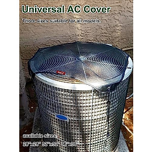 Xeeol 36x36 Central Air conditioner Covers for Outside, Larger Mesh AC Unit Covers Outdoor - Top Universal Defender
