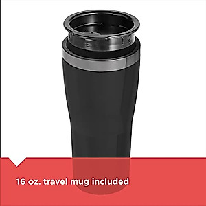 BLACK+DECKER Single Serve Coffeemaker,0.47 Liters, Black, CM618