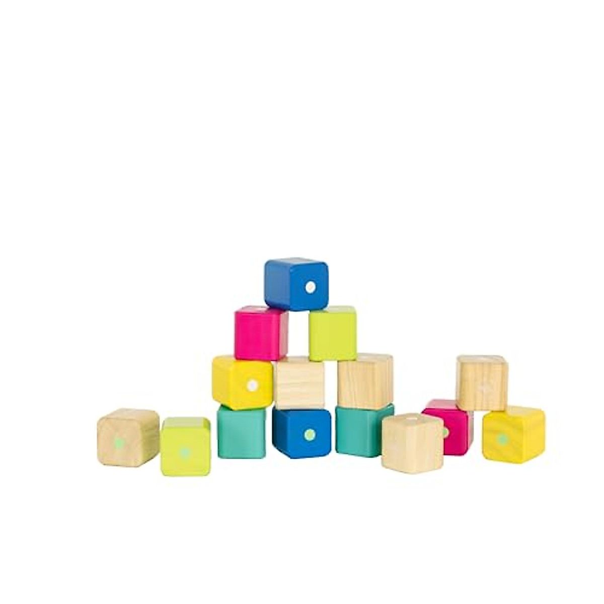 Tegu 15 Piece Magnetic Baby’s First Building Blocks, Tints