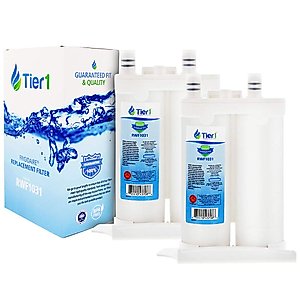 Tier1 PureSource2 Refrigerator Water Filter 2-pk | Replacement for WF2CB, NGFC 2000, 1004-42-FA, 469911, 469916, FC100, EWF2CBPA, Fridge Filter