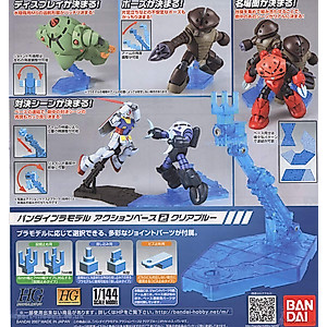 Bandai Hobby - Aqua Blue Action Base2 Display Stand 1/144 (Box/20),Bandai