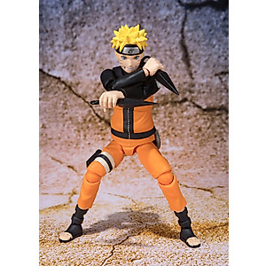 TAMASHII NATIONS - Naruto Shippuden - Naruto Uzumaki [Best Selection] (New Package Ver.), Bandai Spirits S.H.Figuarts Action Figure