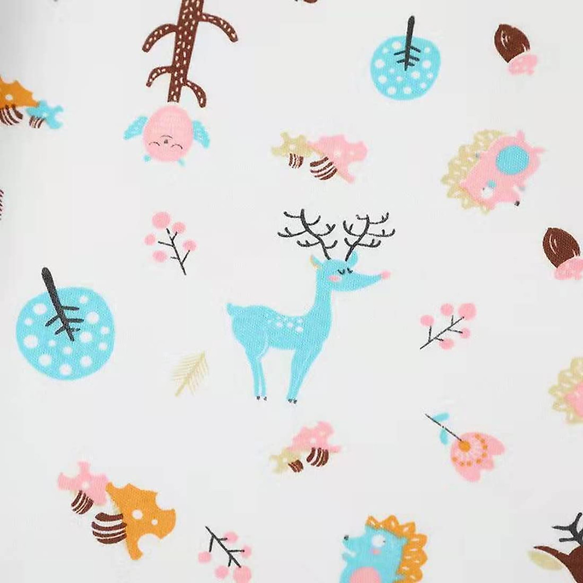 Monvecle Baby Infant Waterproof Cotton Changing Pads Washable Resuable Diapers Liners Mats Forest 40" x 28"