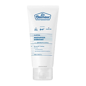 THE FACE SHOP Dr. Belmeur Clarifying Moisturizer | Advanced Moisturizer for Skin Oil & Moisture Balance | Dermatologically Tested,Mild Plant Based & Low-Irritant Formula,4.0 Fl Oz,K-Beauty