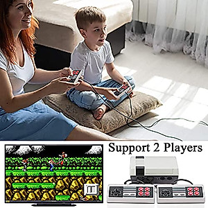 Retro Game Console, Classic Handheld Video Game Console, Built-in 620 in 1 FC Classic Video Games- AV Output Mini NES Console Plug and Play with 2 Controllers for Kids and Adults, Birthday Gift.
