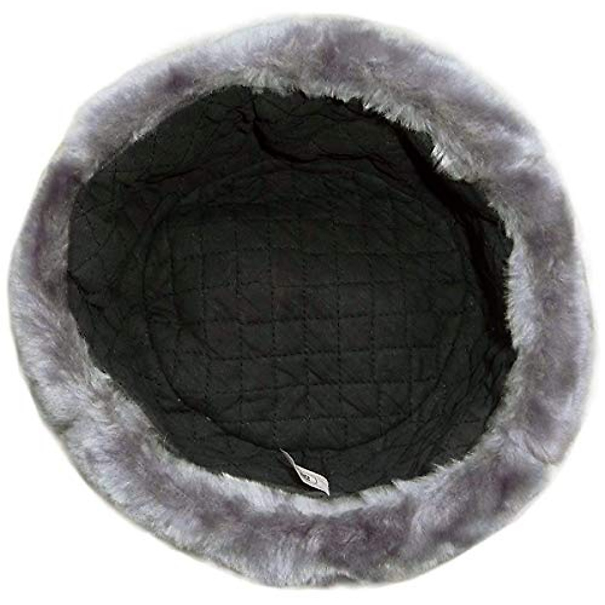 SIBERHAT Hat Russian Soviet Army Air force Fur Military Ushanka GR, Gray, Grey, Size L [metric-60, USA - 7 1/2 (23.5" around]